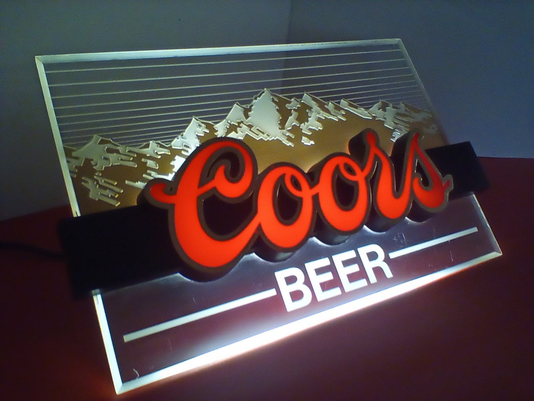 1980 S Coors Beer Edge Lightused - Etsy