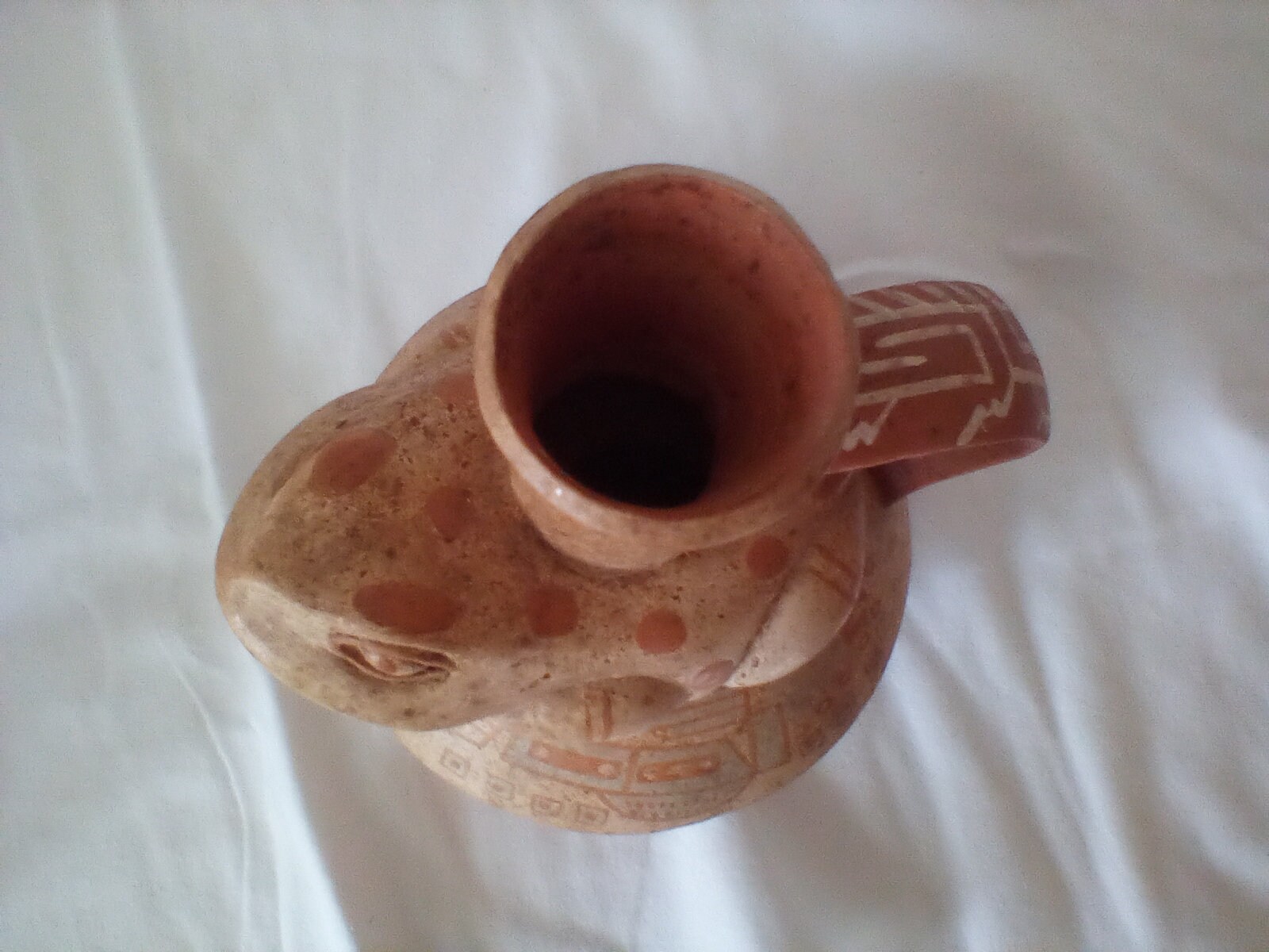 Peruvian Frog Water Jug Reproduction Pottery - Etsy