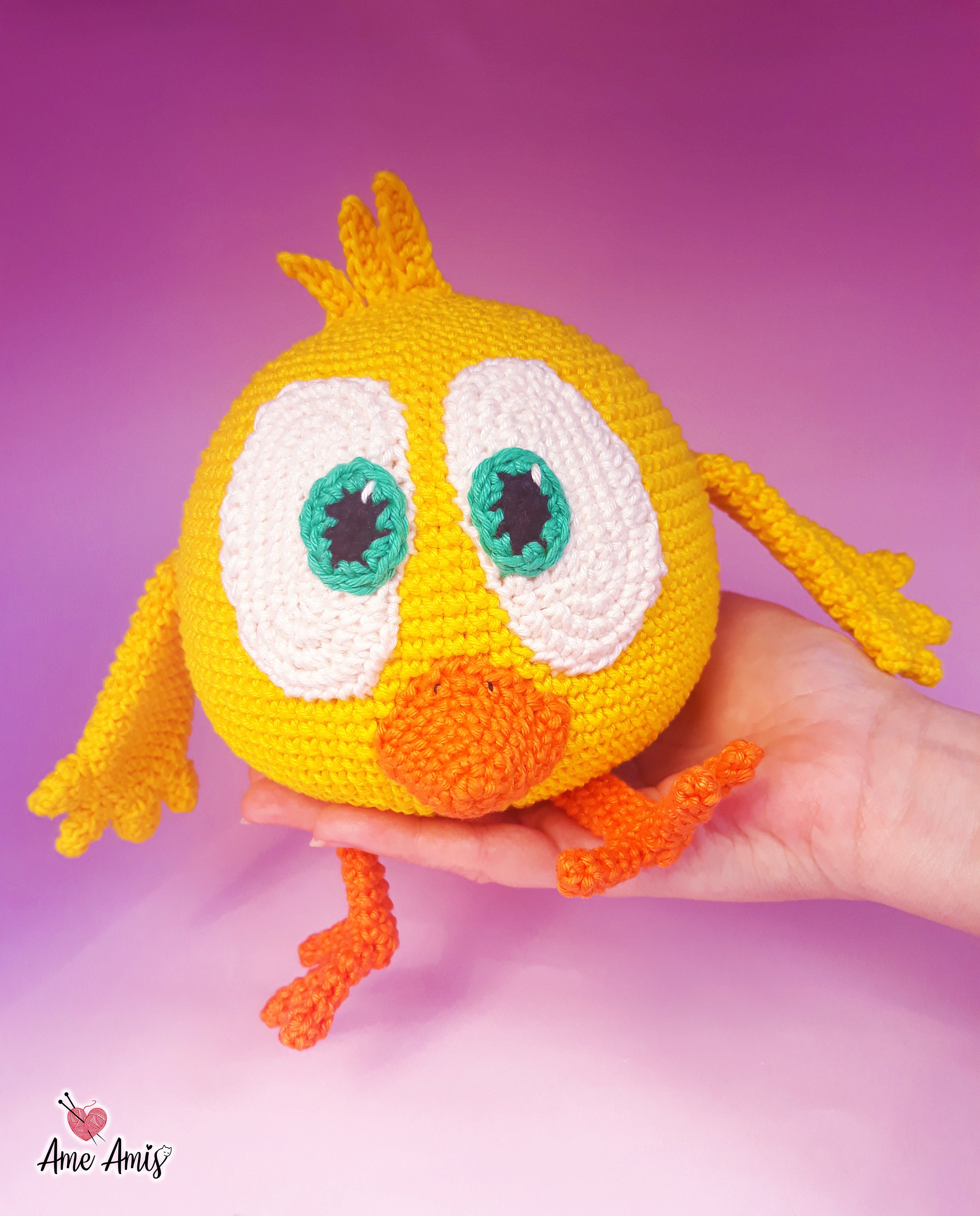 Chicky Amigurumi Crochet Toy Where's Chicky - Etsy