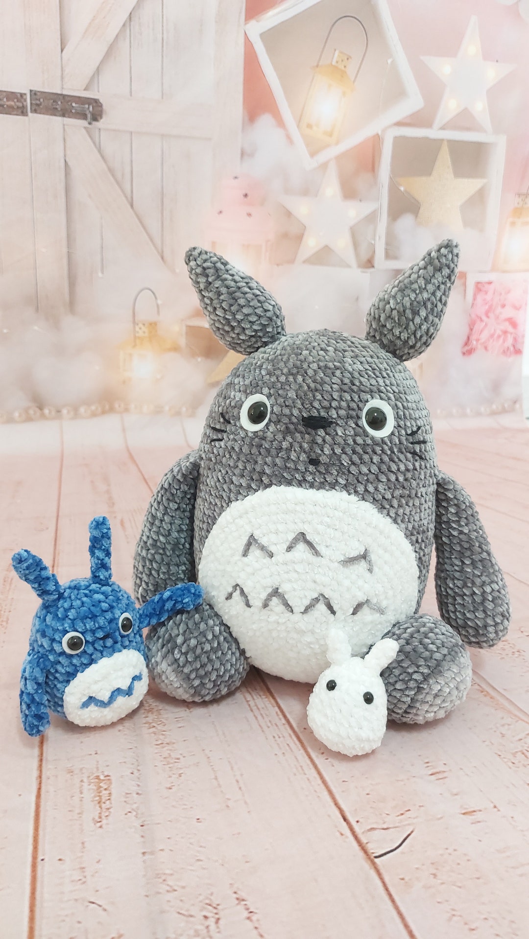 Totoro Studio Ghibli Amigurumi Crochet Toy - Etsy