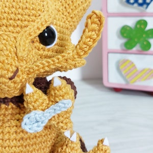 Pokemon Inspired Alakazam Amigurumi Pattern Crochet Toy - Etsy