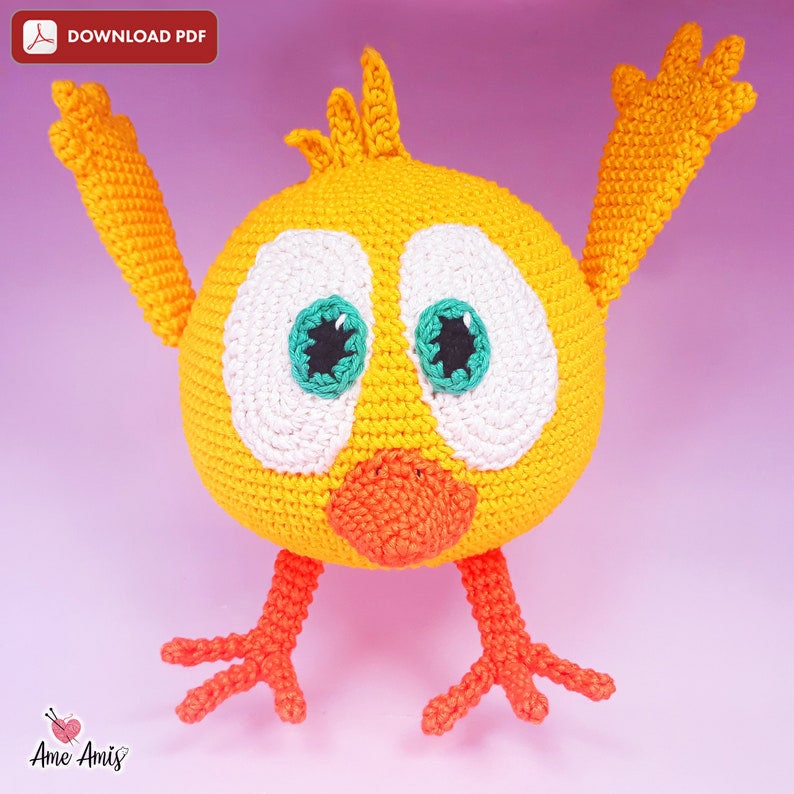 Chicky Crochet Toy Amigurumi Pattern Where's Chicky? - Etsy