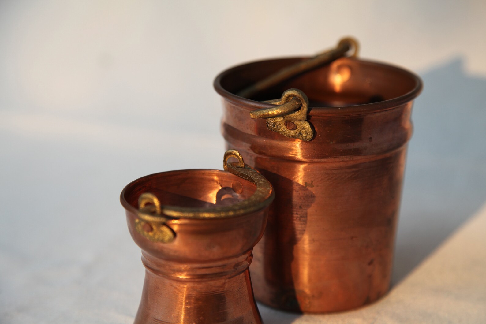 Rustic Home Decor Small Copper Pot Vintage Cauldron Vase Mini | Etsy