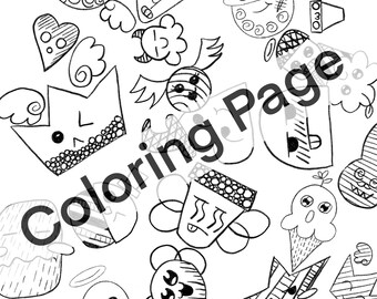D20 Coloring Page - Etsy