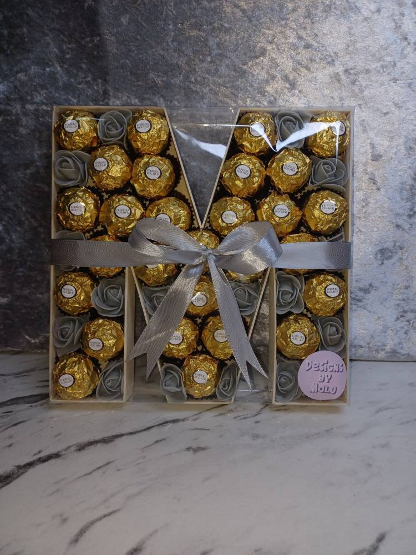 Valentines Day Ferrero Rocher Filled Wooden Letter Valentine - Etsy UK