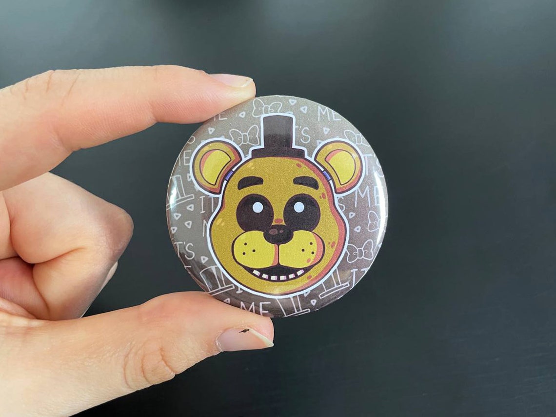 NEW Fnaf 1 Buttons 50mm Freddy Fazbear Bonnie the Bunny - Etsy