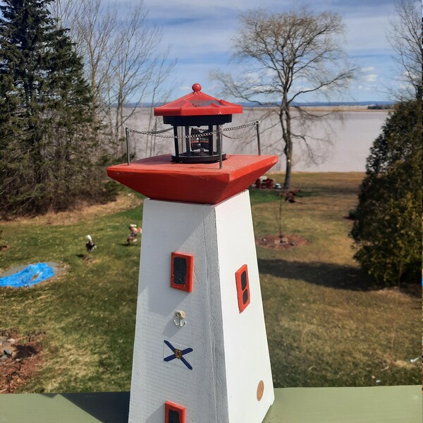 Solar Lighthouse - Etsy