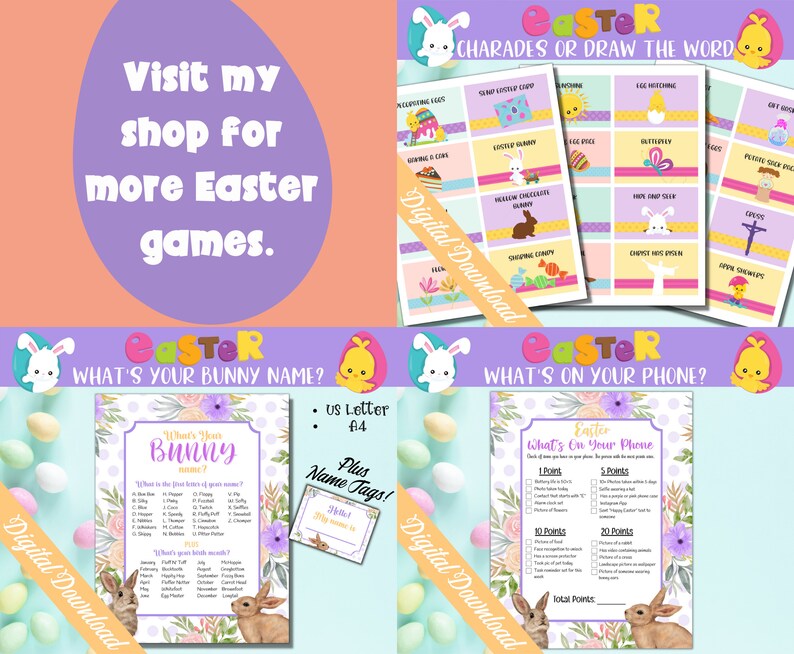 Printable Kids Easter Placemat/easter Gnomes Activity Page/coloring ...