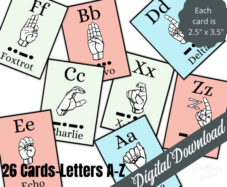 American Sign Language ASL, Morse Code and NATO Phonetic Alphabet ...