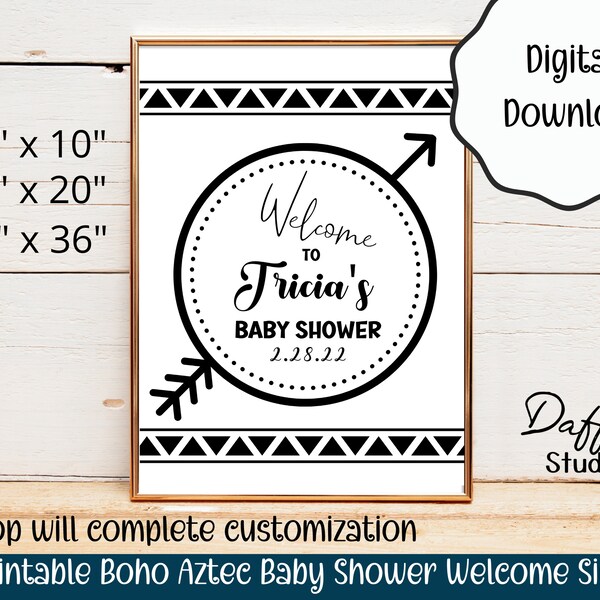 Tribal Welcome Sign - Etsy