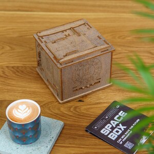 Brain Teaser Puzzle Box for Adults SPACE BOX Quest Logical Mind Game ...