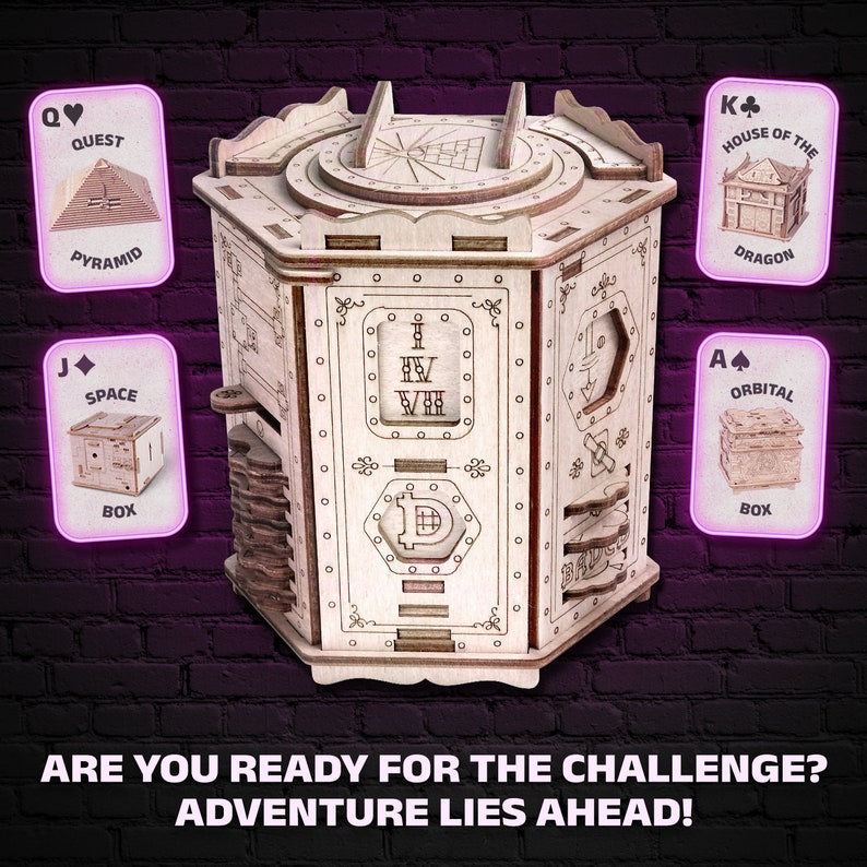 Fort Knox Box PRO Escape Room in a Box Brain Teaser - Etsy