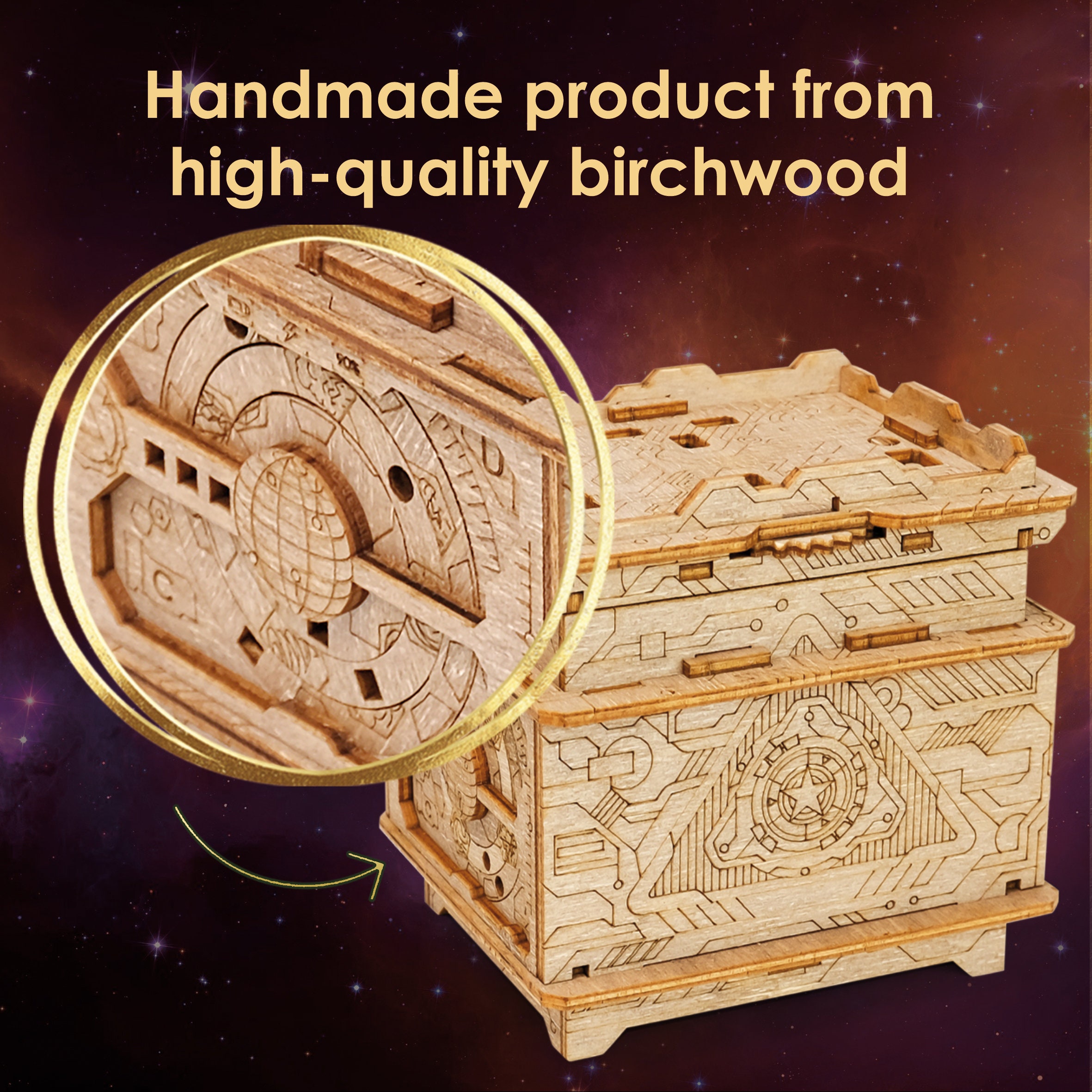 Gift Wrap as a Puzzle Box for a Birthday ORBITAL BOX by Escape Welt ...