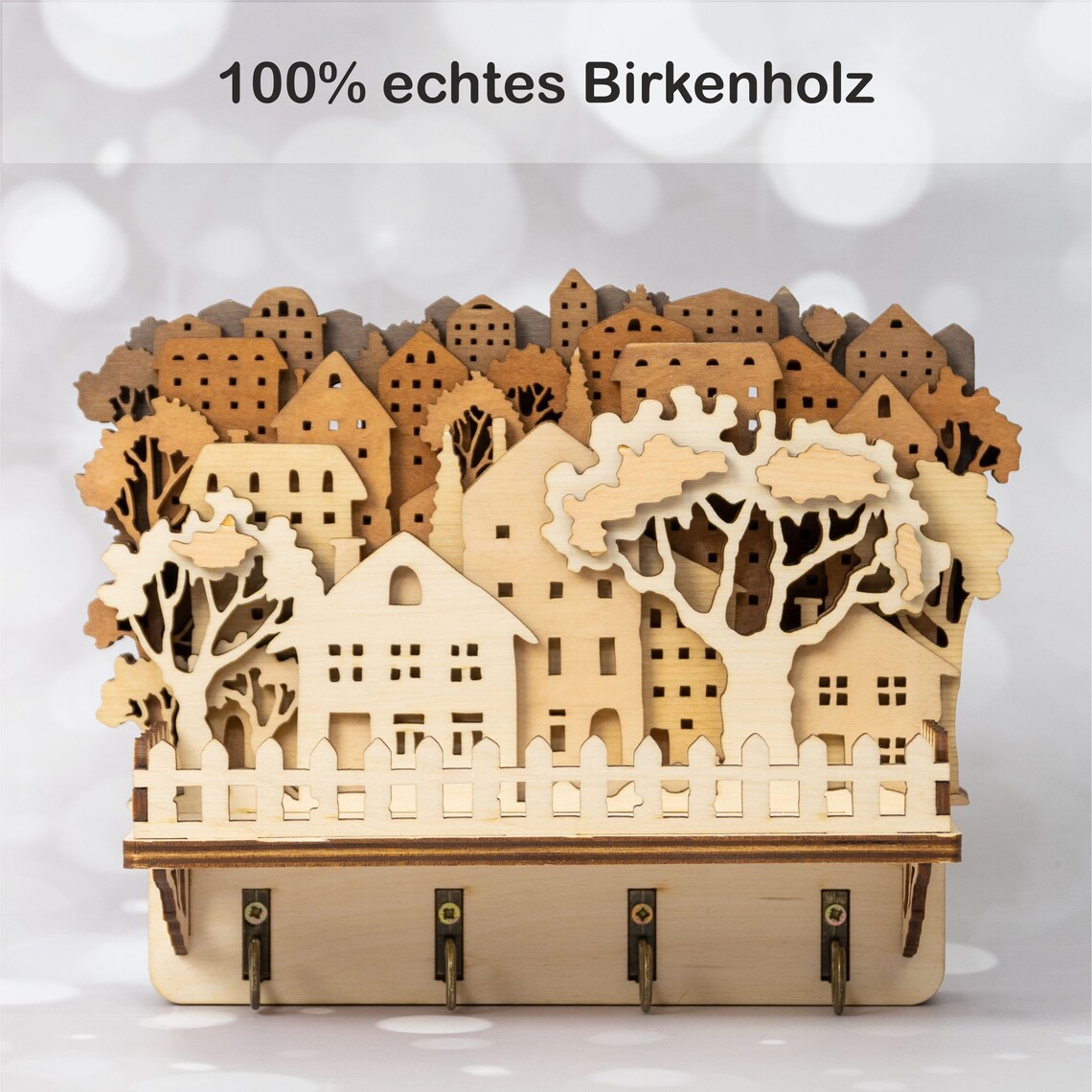 Handmade Wooden Key Holder Wall Mounted Racks for Home Storage - Etsy