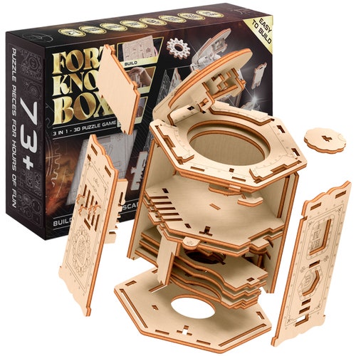 Fort Knox Box PRO Escape Room in a Box Brain Teaser - Etsy