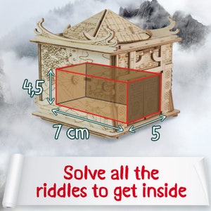 House of Dragon Puzzle Box - Unique Gift for Birthday - Brainteaser ...