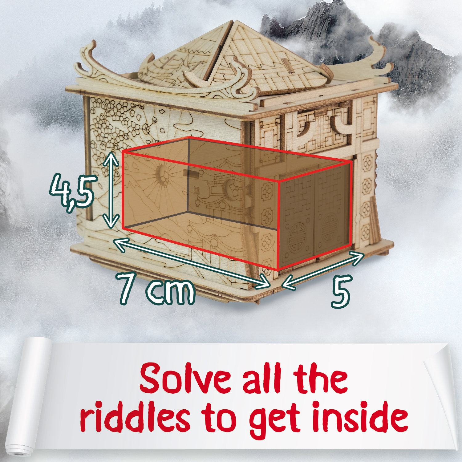 ESC WELT House of Dragon - Wooden Puzzle Box That Can Be Creative Gift ...