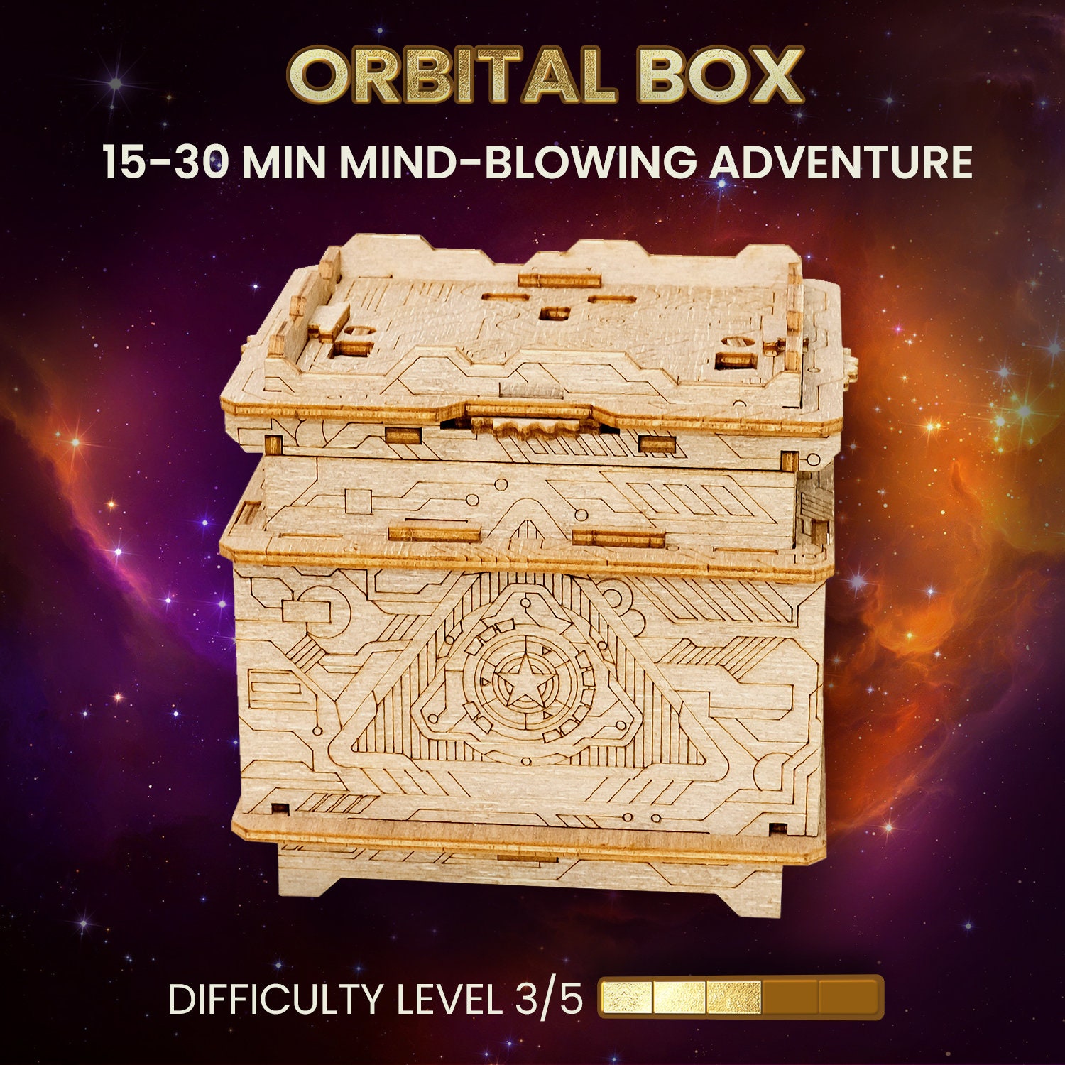 Quest Secrets Set Escape Room in a Box Brain Teaser Gift Idea for Adults Puzzle Box With Hidden ...