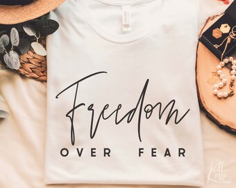 Freedom Over Fear Shirt - Etsy