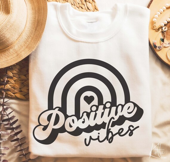 Positive Vibes SVG Inspirational Svg Motivational Svg - Etsy