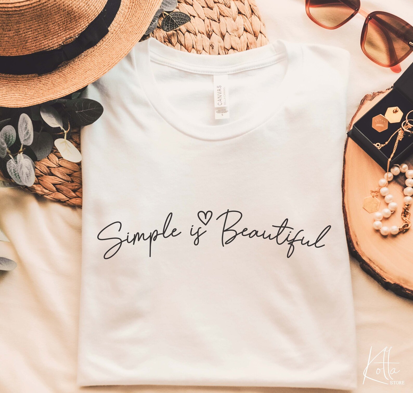 Simple is Beautiful SVG Inspirational Svg Motivational Svg | Etsy