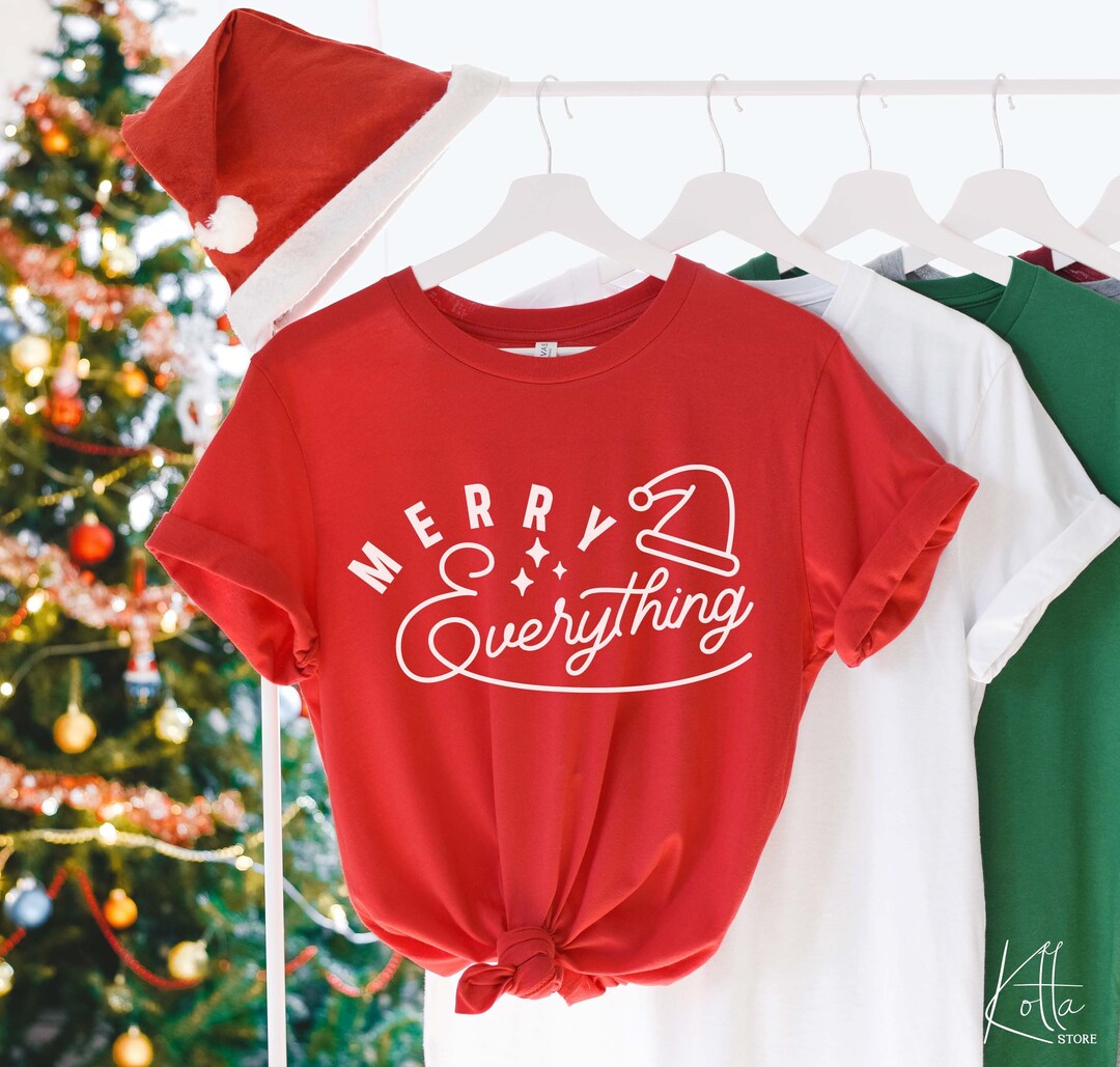 Merry Everything SVG, Christmas Svg, Christmas Shirt Svg, Christmas ...