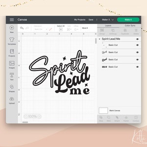 Spirit Lead Me Svg, Christian Svg, Religious Svg, Faith Svg, Jesus Svg ...