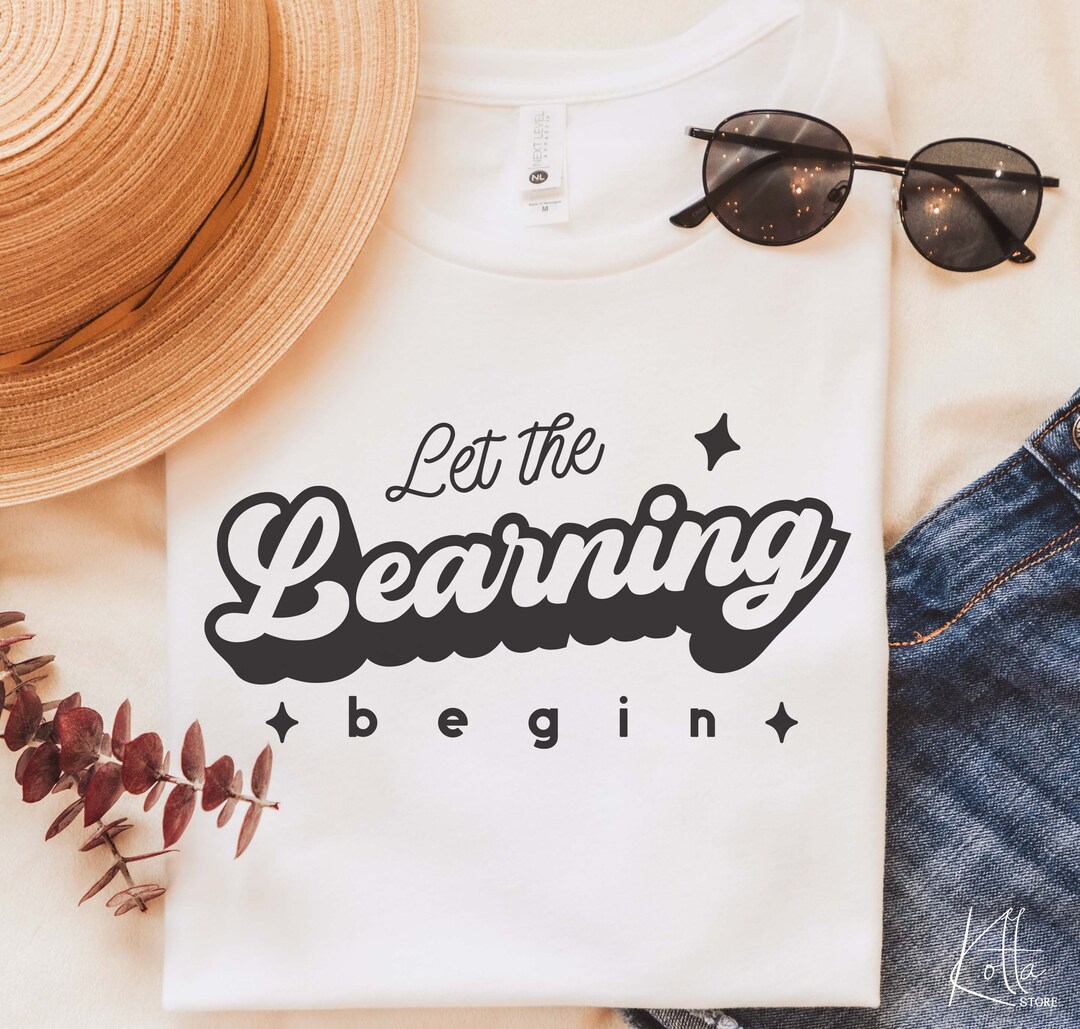 Let The Learning Begin svg Teacher Life svg School Teacher - Etsy ...
