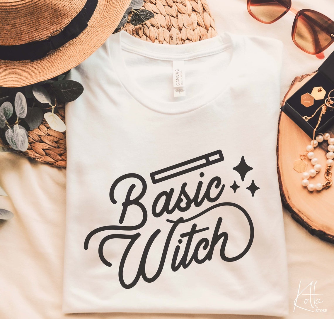 Basic Witch SVG Fall Svg Halloween Svg Trick or Treat Svg | Etsy