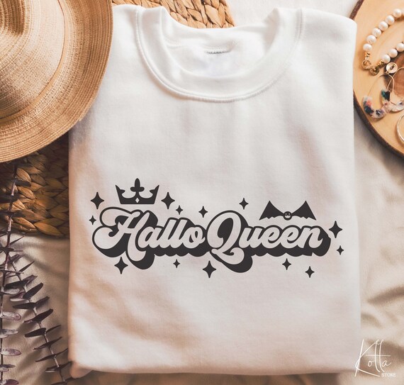 Halloqueen Svg Fall Svg Halloween Svg Trick or Treat Svg - Etsy