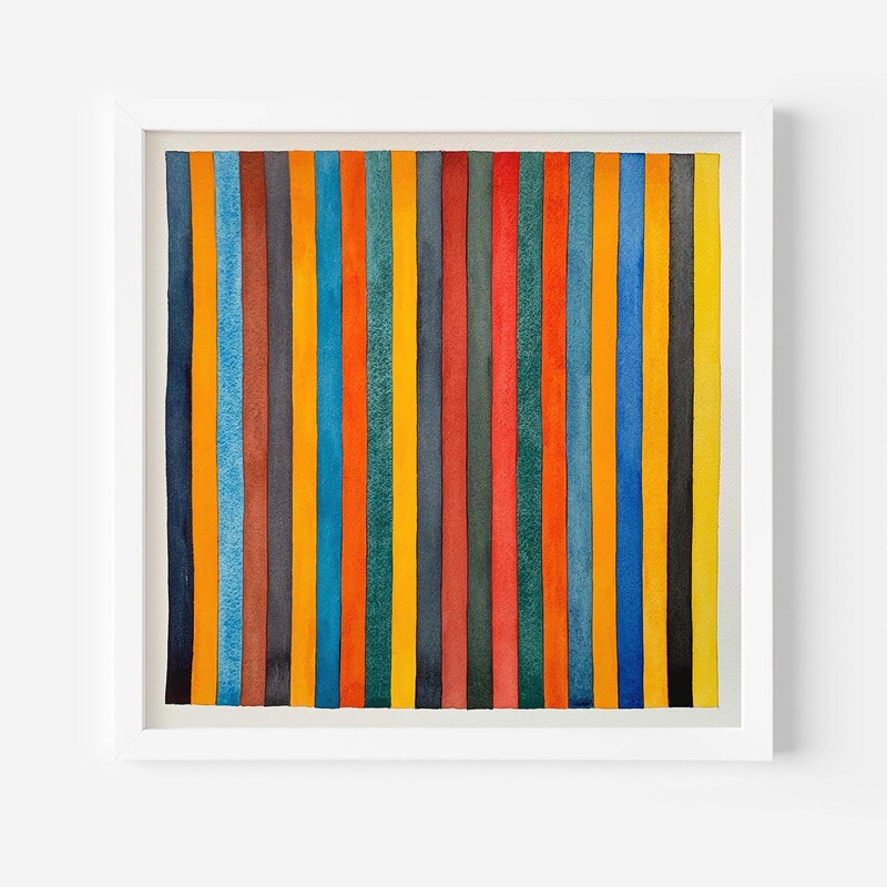 Stripe Painting - Etsy