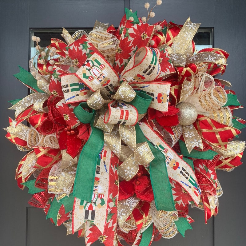 Deco Mesh Bow - Etsy