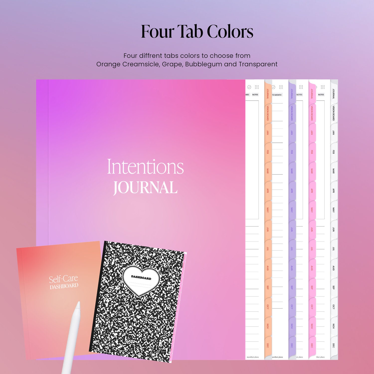 Undated Monthly Dashboard Digital Planner, Goodnotes, Portrait Mode ...