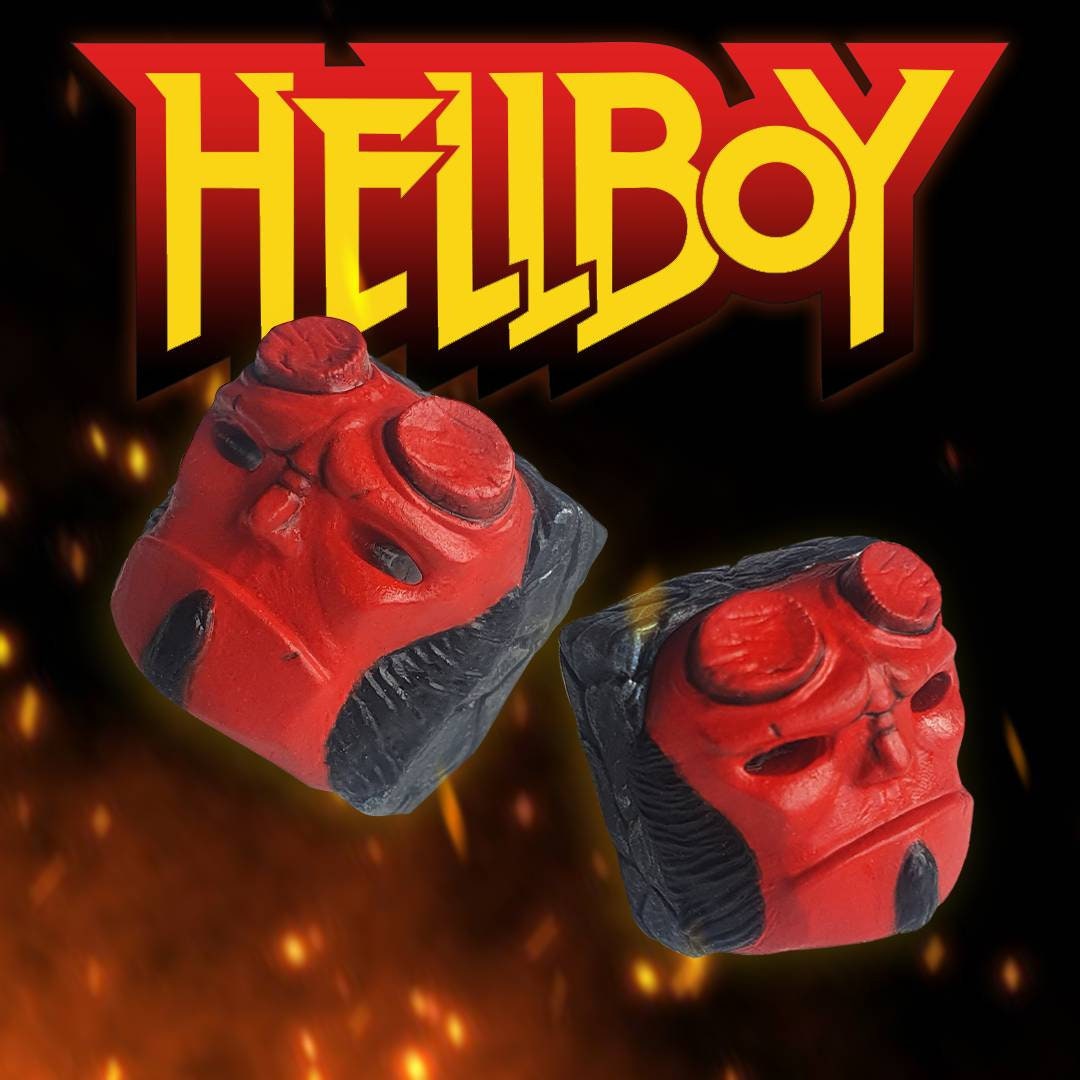 Keycap - Hellboy Artisan Keycap - Etsy