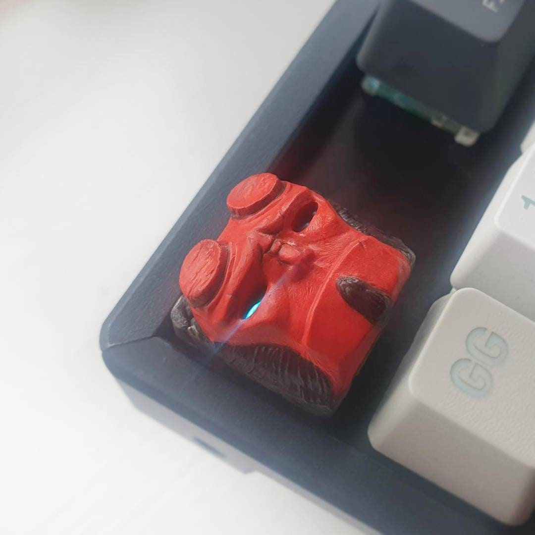 Keycap Hellboy Artisan Keycap - Etsy