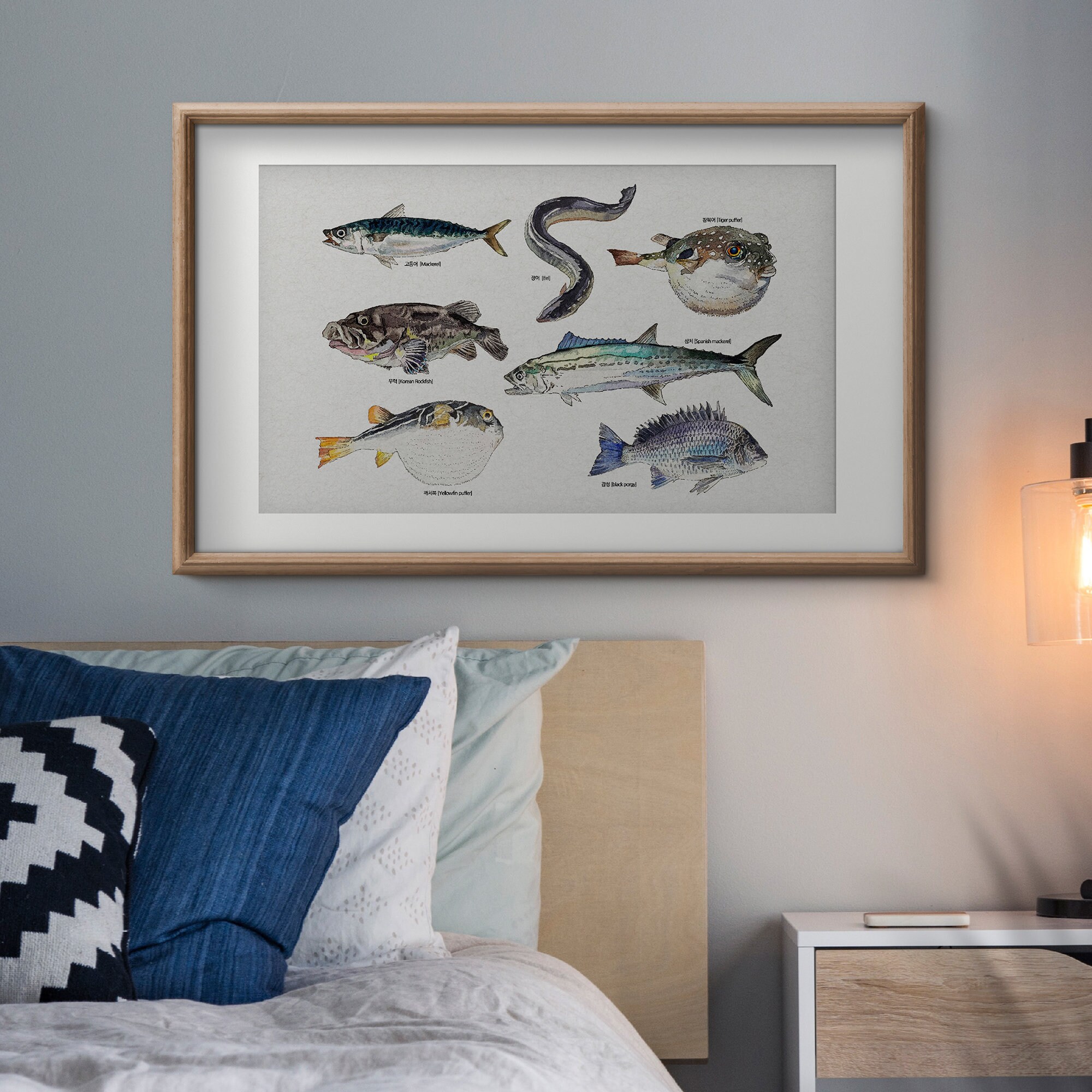 PRINTABLE Fish Watercolor Print, Fish Poster, Fish Painting, Fish ...
