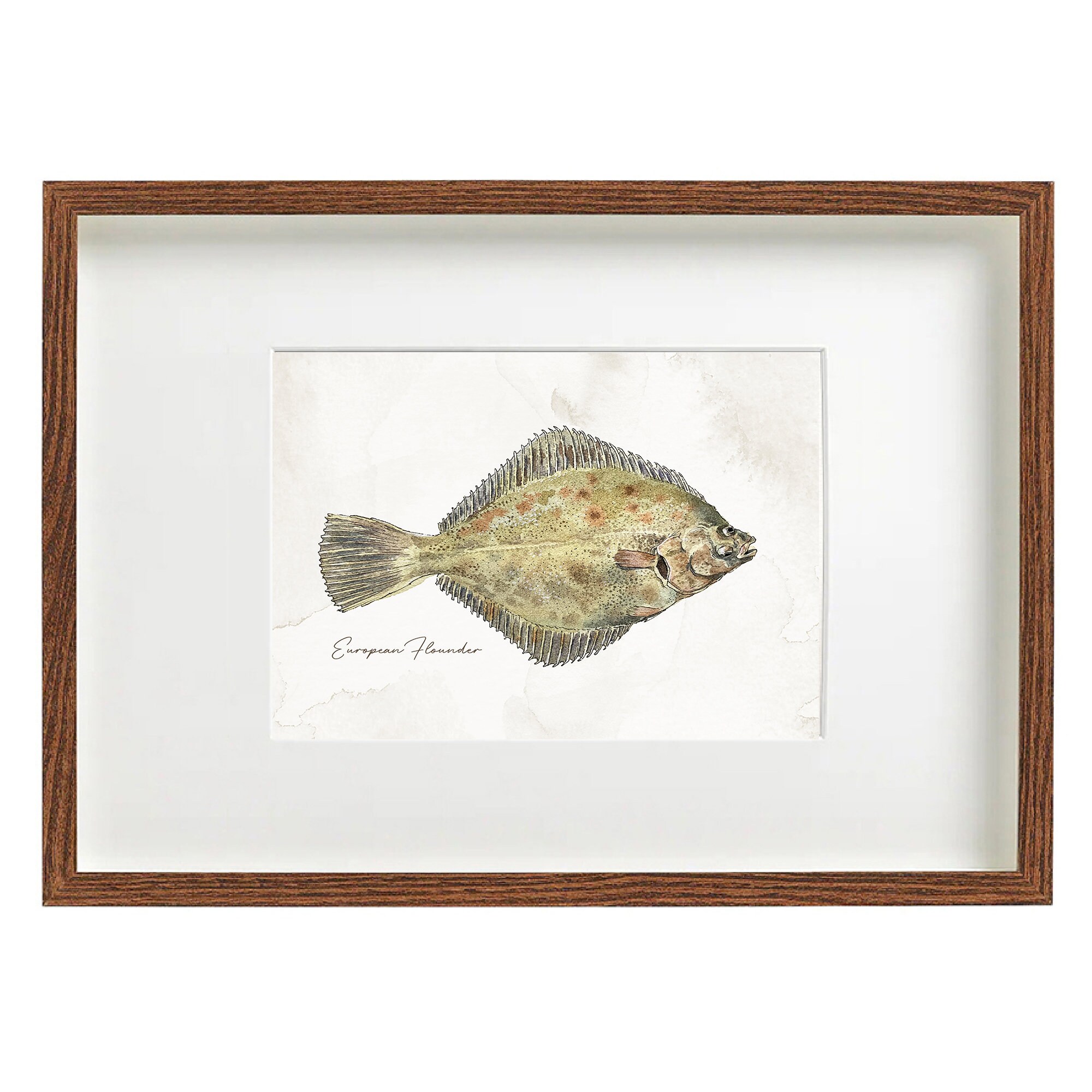 PRINTABLE Fish Watercolor Print, Handwork Painting Poster, Fish ...