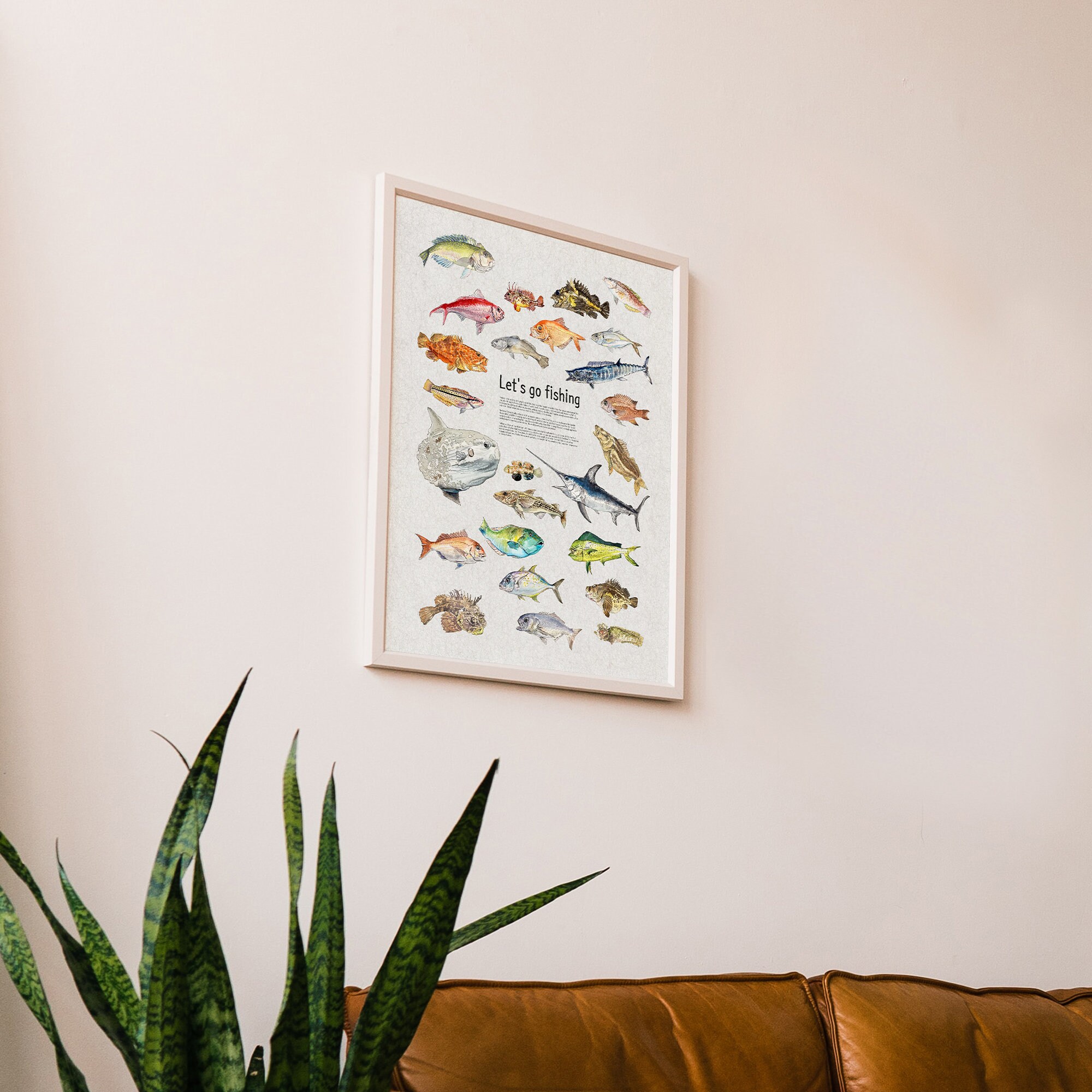 PRINTABLE Fish Watercolor Prints, Poster, Fish Painting, Fishing Angler ...