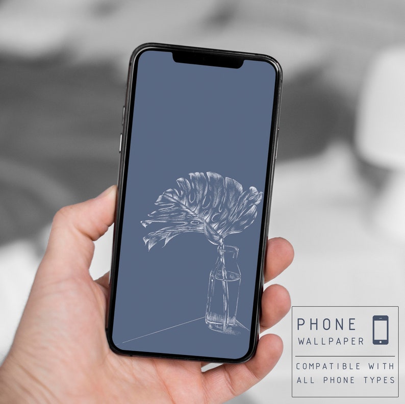 Tropical Plant Wallpaper, Botanical Leaves iPhone Wallpaper, Monstera ...