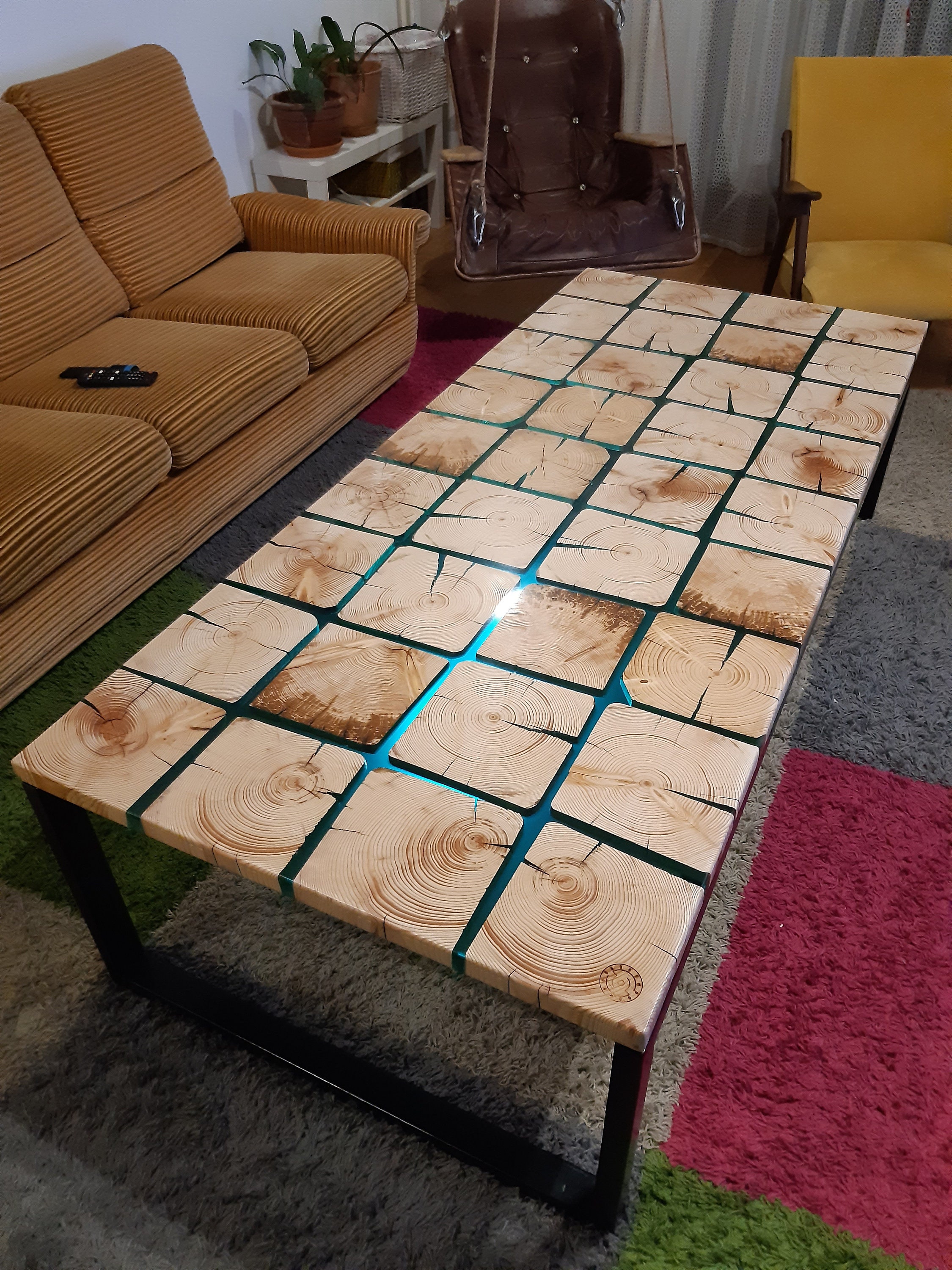 Unique Handmade Wooden Epoxy Table - Etsy