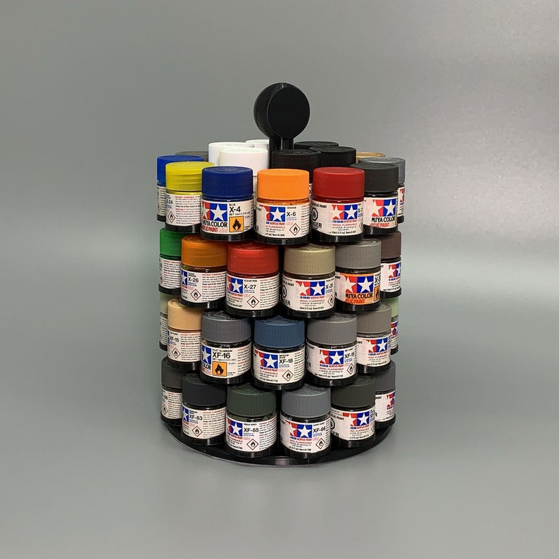 Spinrack Paint Rack for 54 10ml Tamiya AK Mr. Hobby Etc. - Etsy