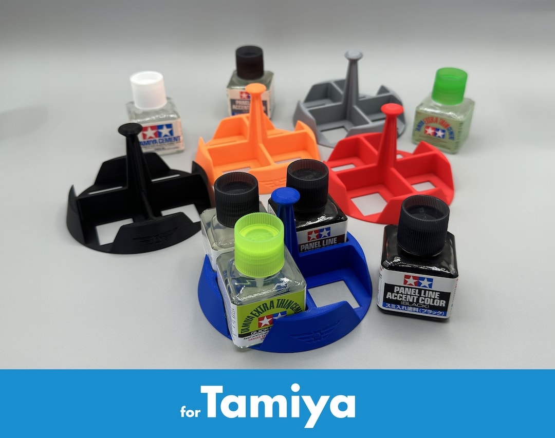 Quad Tamiya Glue Holder - for Glues, Panel Line Washes, and More - Etsy