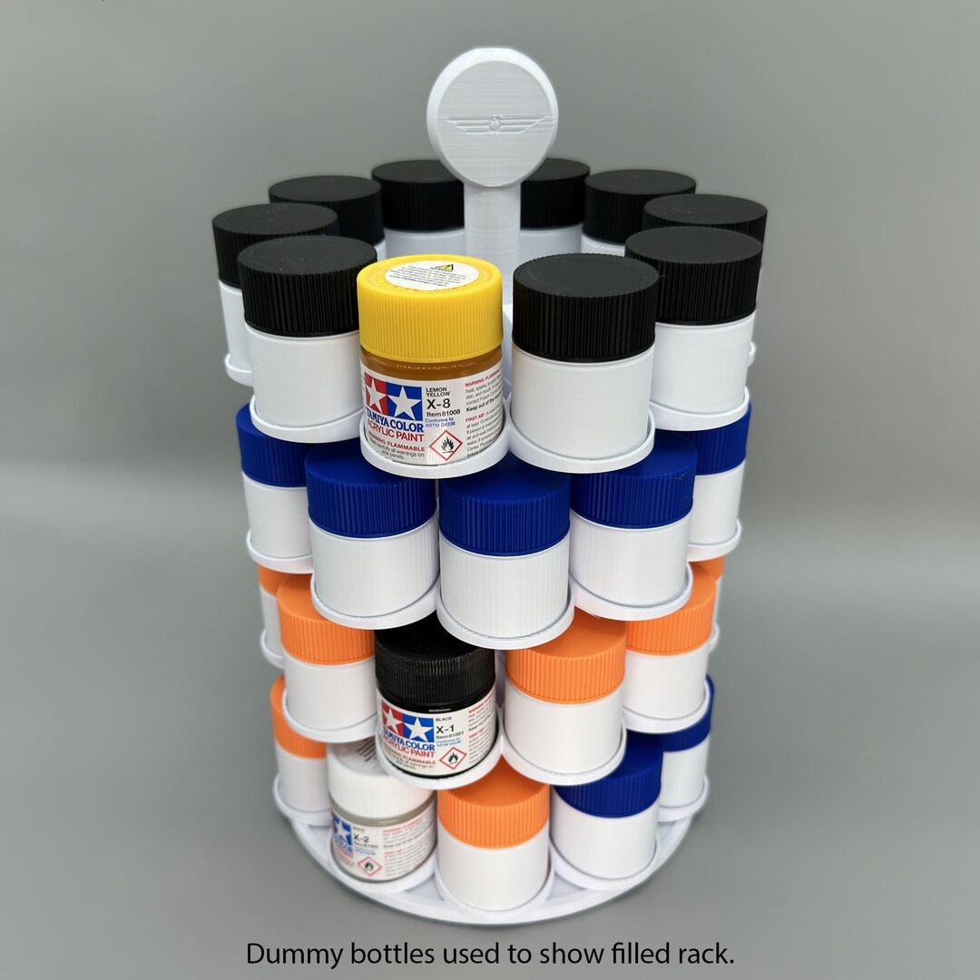 Spinrack Paint Rack for 40 23ml Tamiya Paint Bottles - Etsy UK