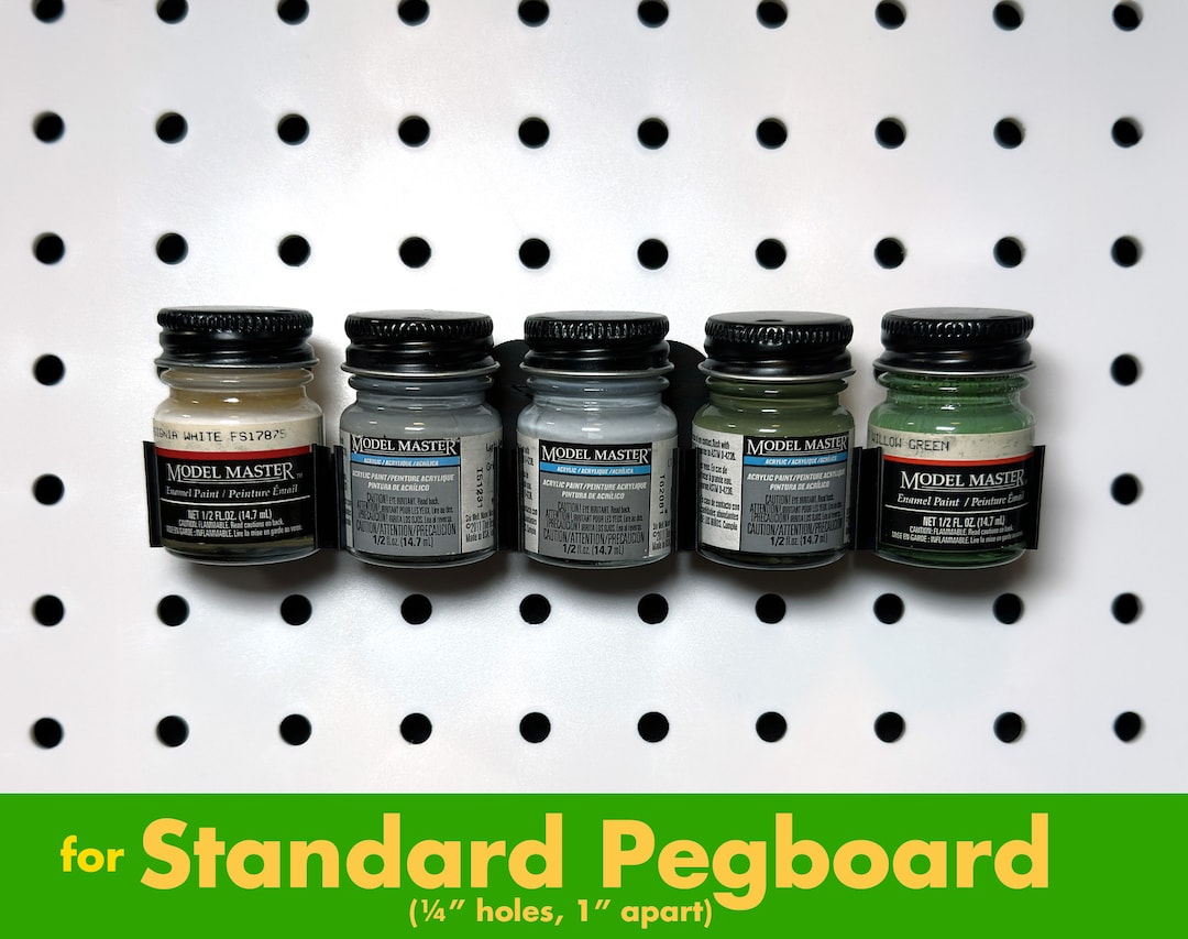 Testors Model Master 1/2oz Paint Pegboard Holder - Etsy