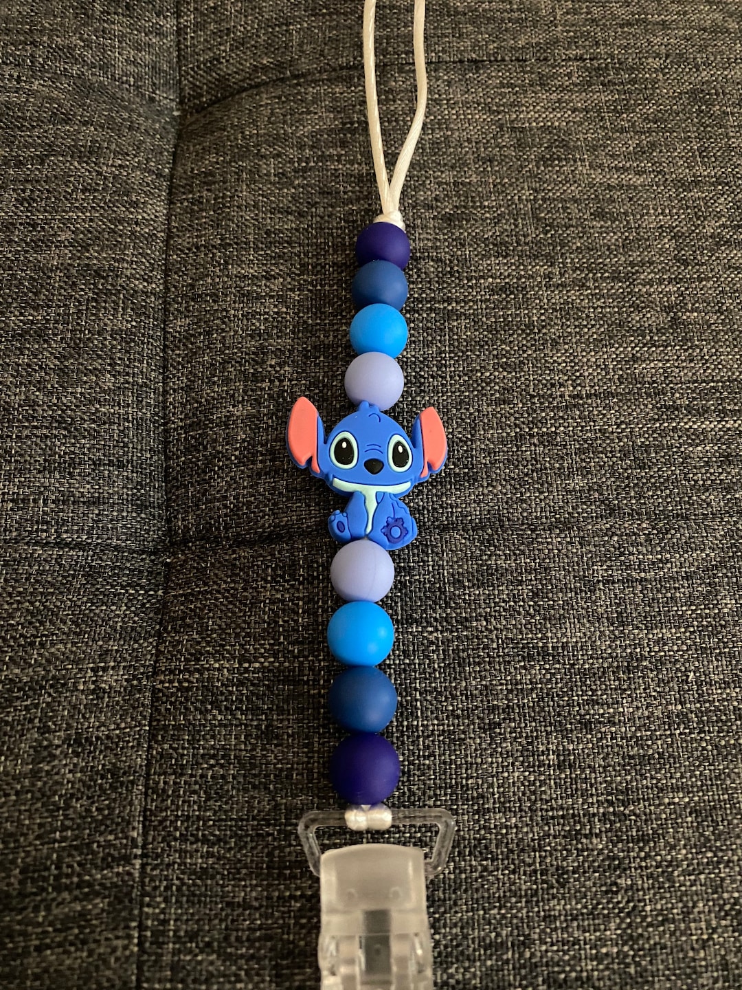 Stitch/ Angel Pacifier Clip - Etsy