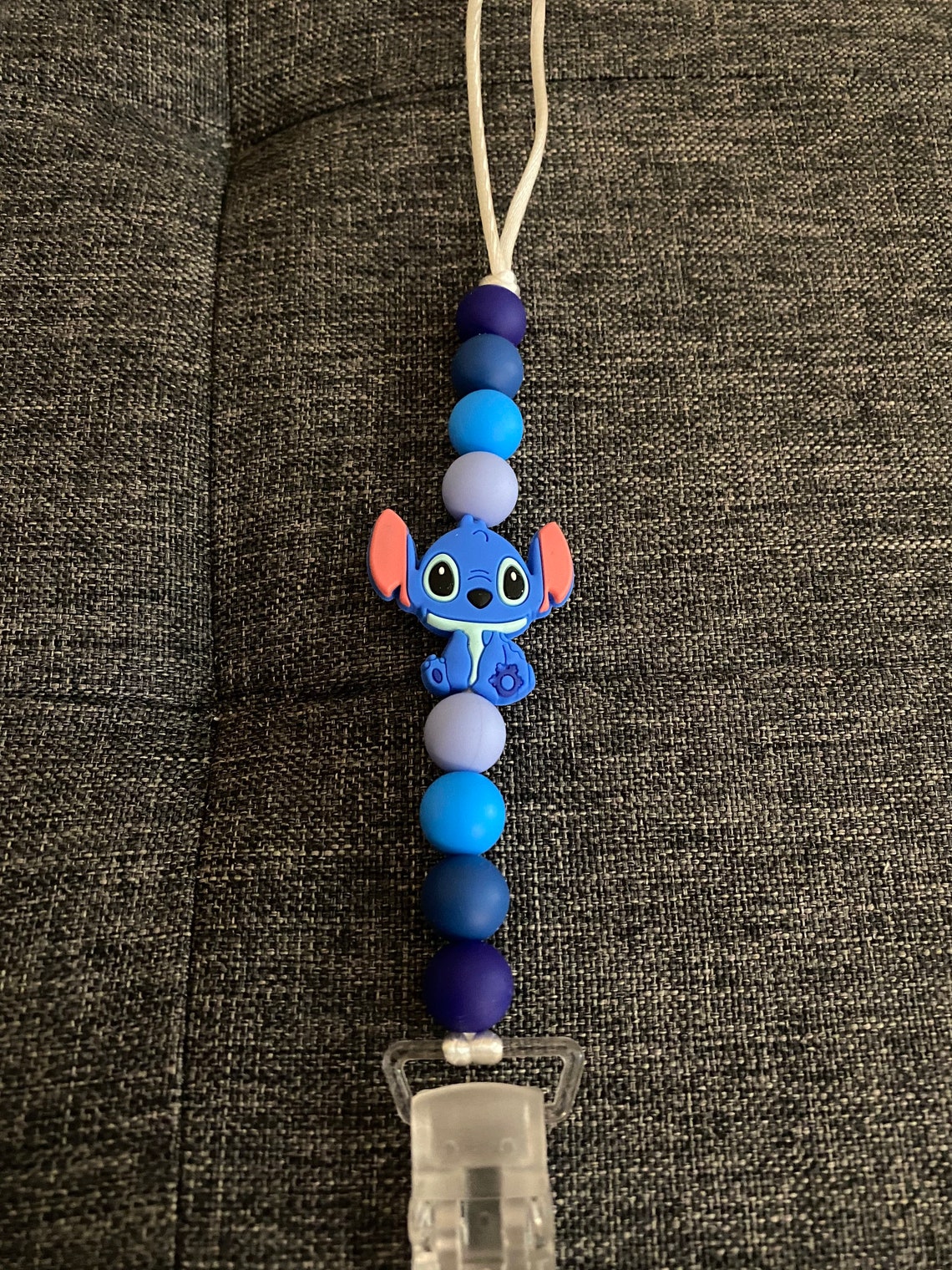Stitch/ Angel Pacifier Clip | Etsy