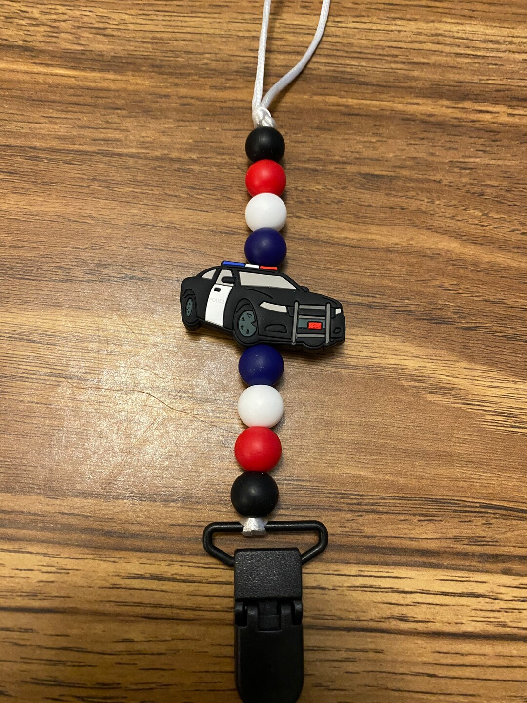 Police Car Pacifier Clip - Etsy