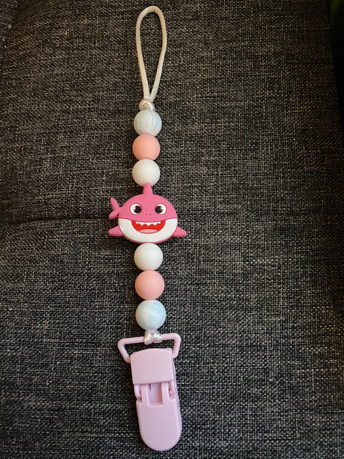 Baby Shark Pacifier Clips - Etsy