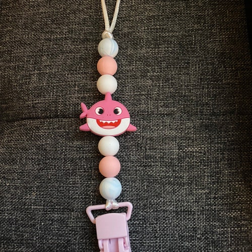 Baby Shark Pacifier Clips - Etsy