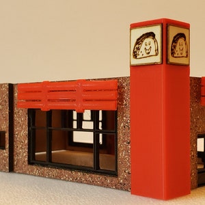 HO Scale Modern Fast Food Restaurant Kit - Etsy